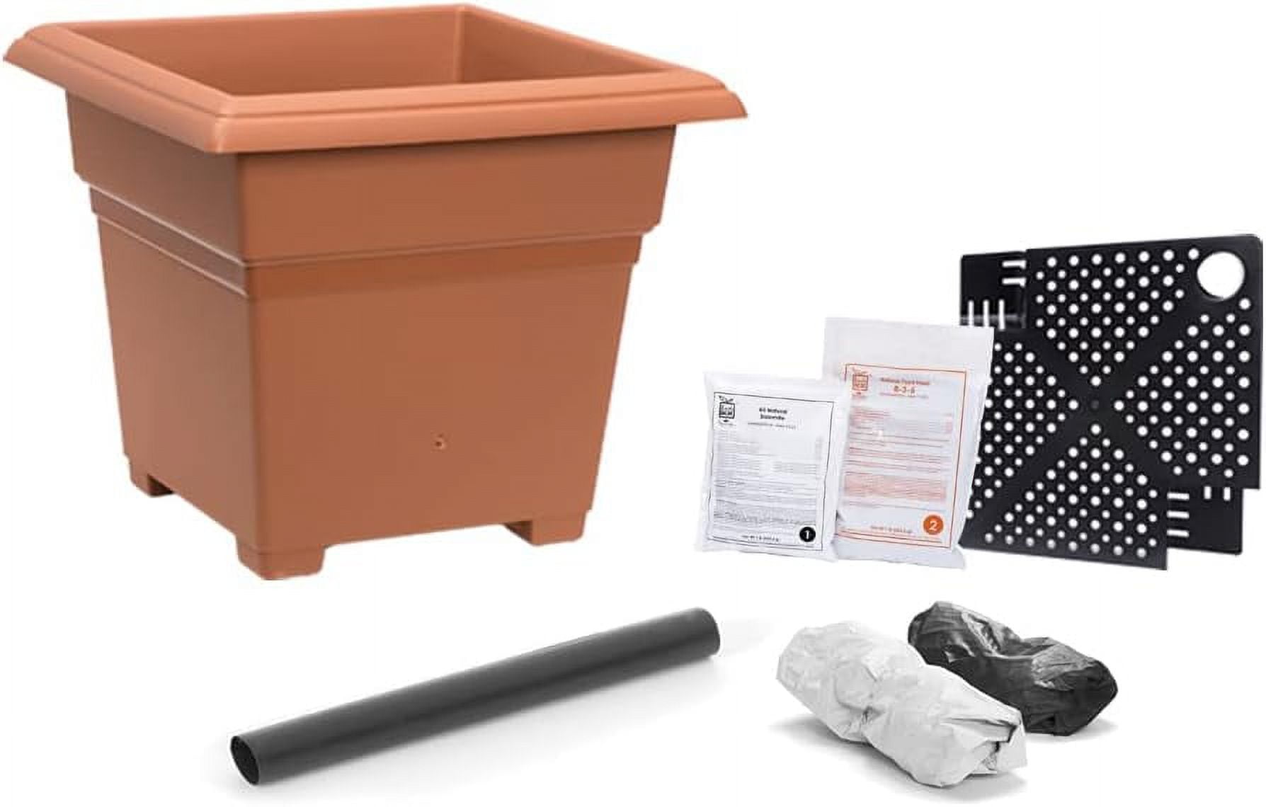 EarthBox 81703.01, Standard Root & Veg Garden Kit, Chocolate - Walmart.com