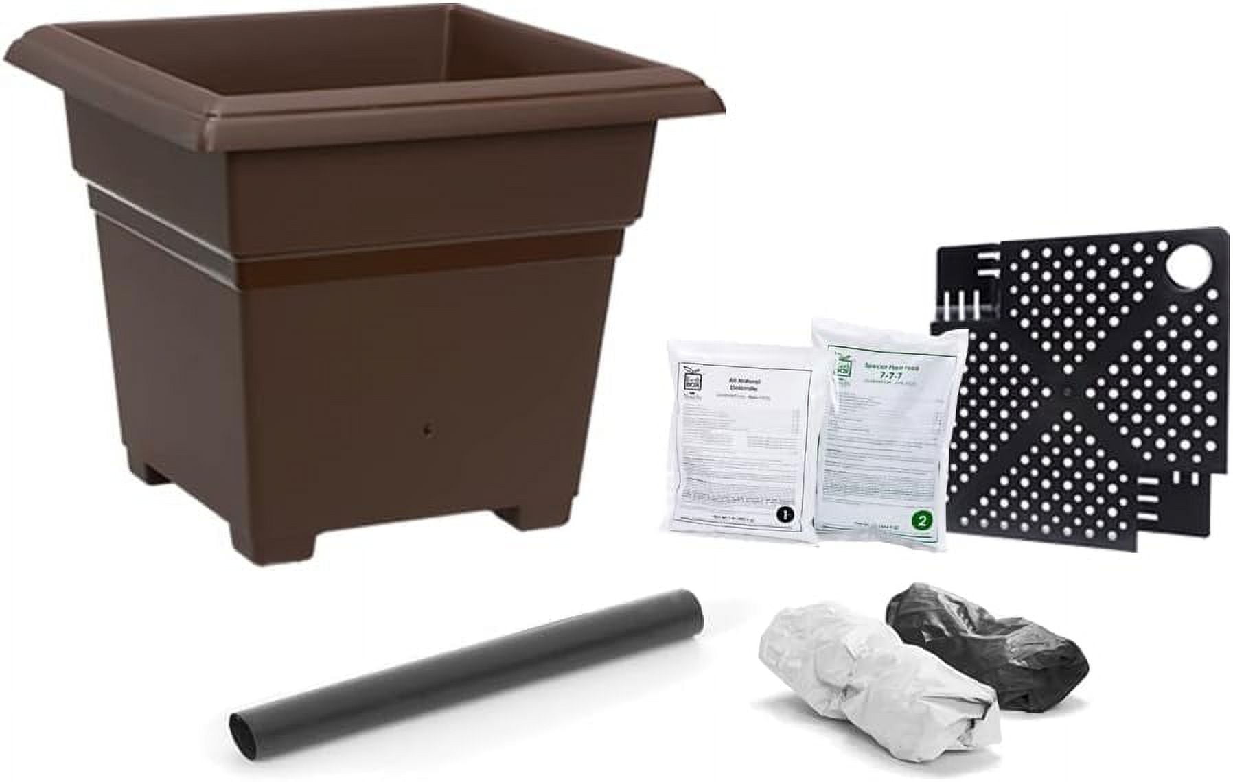 EarthBox 81703.01, Standard Root & Veg Garden Kit, Chocolate - Walmart.com