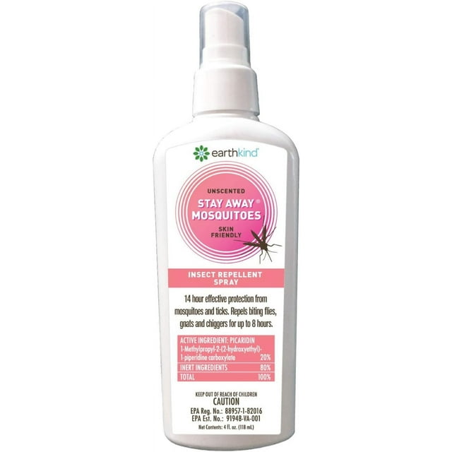 EarthKind Stay Away Mosquitoes Insect Repellent, Unscented, 4-Oz, 1 ...