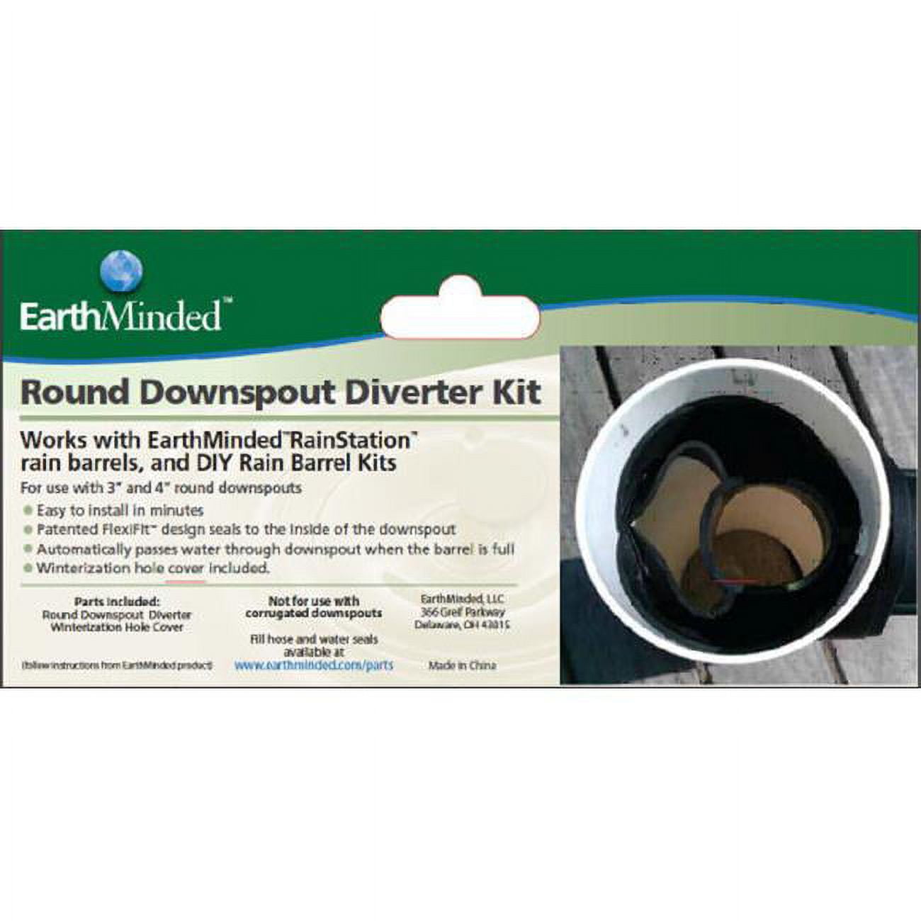 EarthMinded F-RN053 Round Diverter Kit - Walmart.com