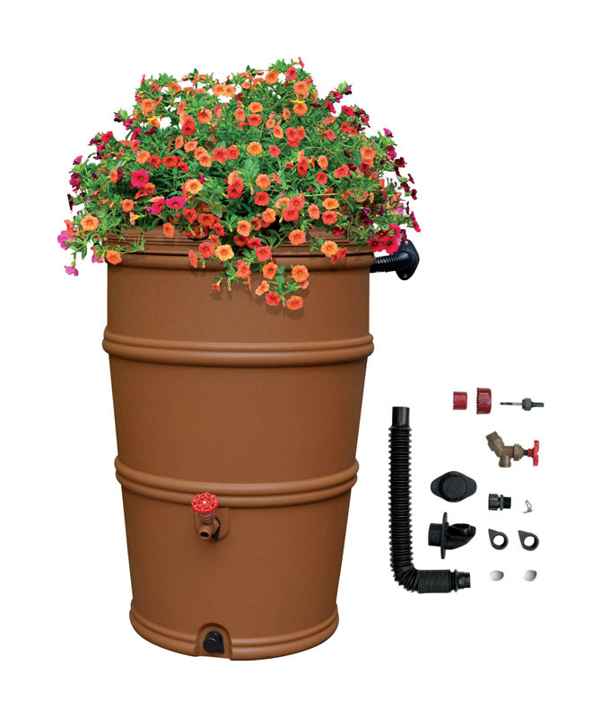 EarthMindedConsumerProducts RainStation 50 Gallon Rain Barrel - Walmart.com