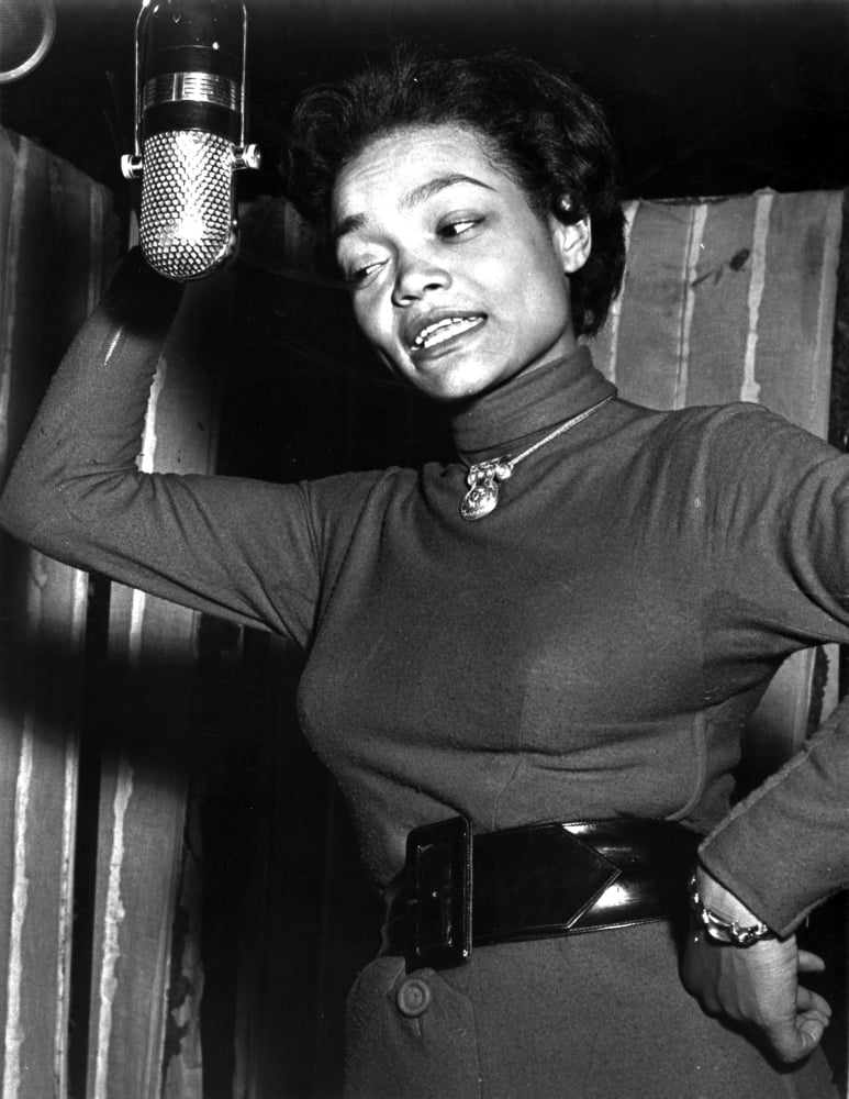 Eartha Kitt singing in Classic Photo Print (8 x 10) - Walmart.com