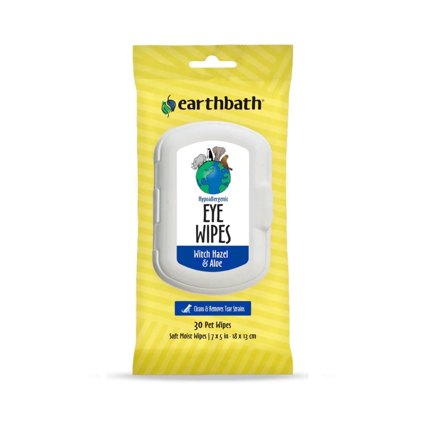 earthbath, Eye Wipes, Witch Hazel and Aloe Travel Size, 30 Wipes ...
