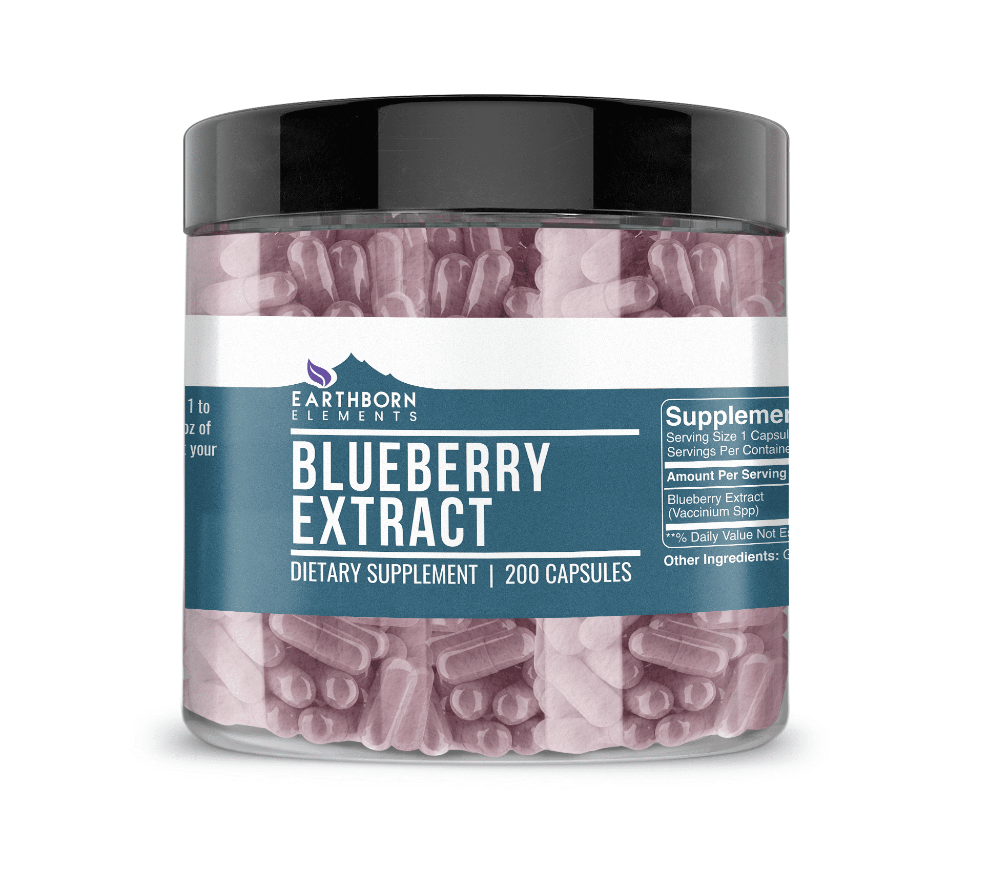 Earthborn Elements Blueberry 10:1 Extract Capsules, Pure & Undiluted ...