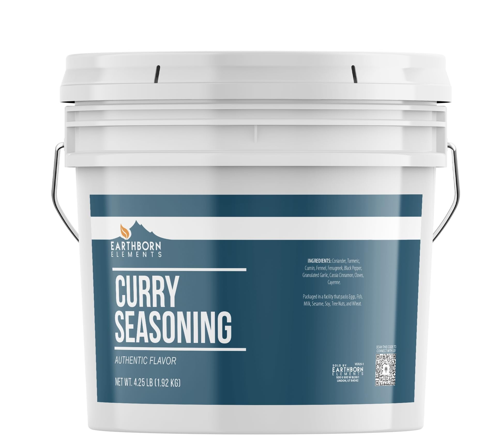 Earthborn Elements Curry Seasoning 1 Gallon Bucket, Cooking, Aromatic ...