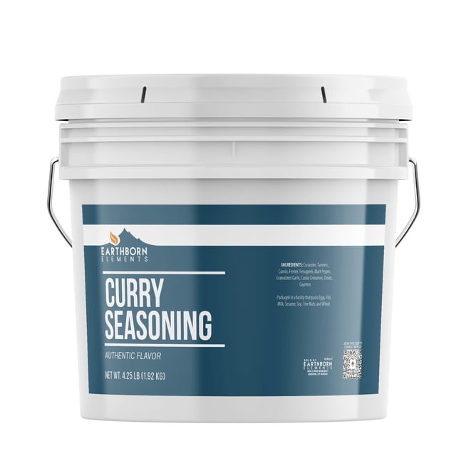 Earthborn Elements Curry Seasoning 1 Gallon Bucket, Cooking, Aromatic ...