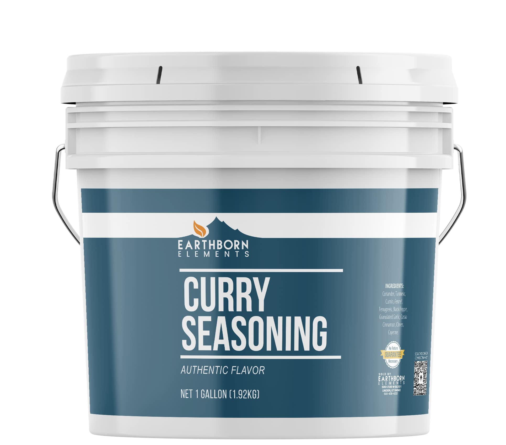 Earthborn Elements Curry Seasoning STF9 1 Gallon Bucket, Cooking ...