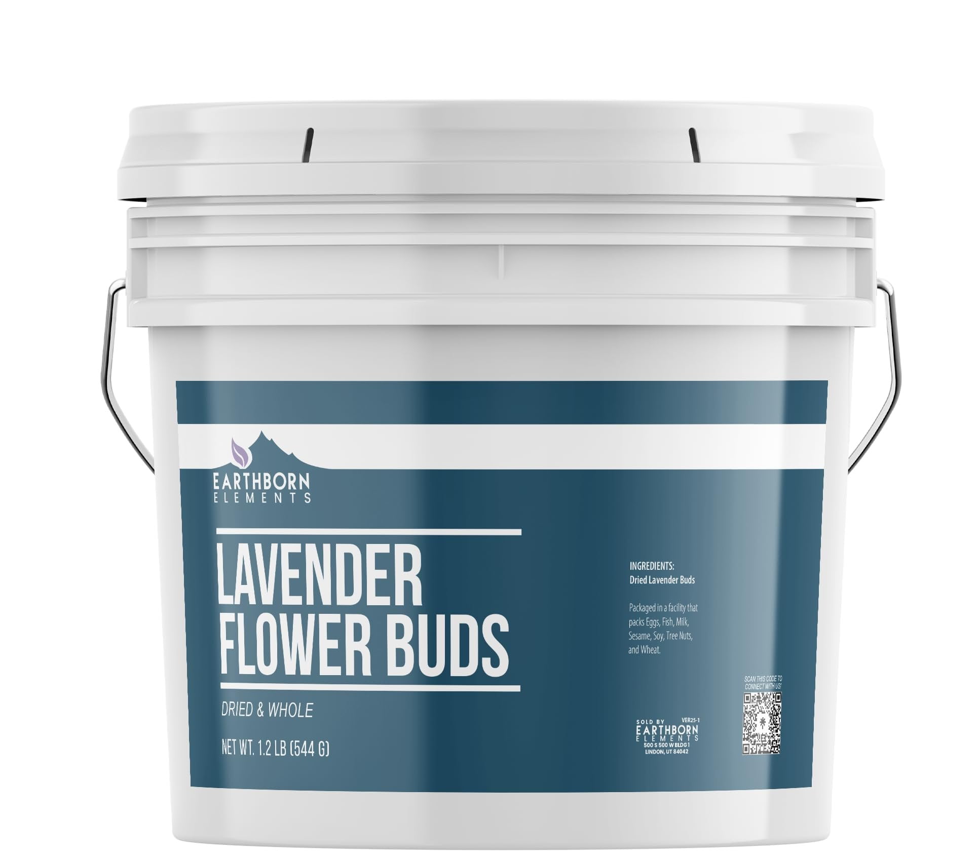 Earthborn Elements Dried Lavender Flower Buds 1 Gallon Bucket, Home Dcor, Tea & Lemonade ...