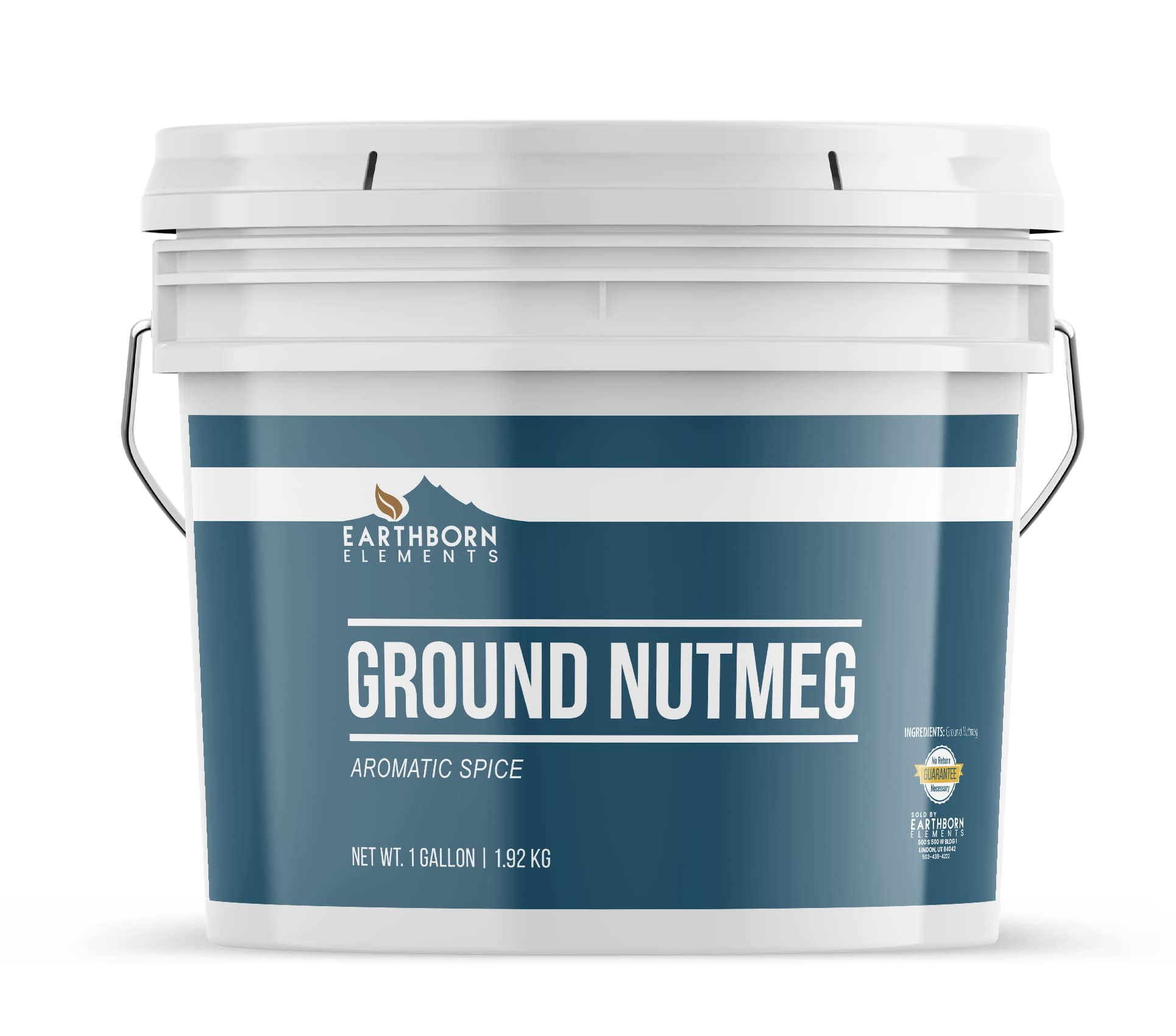 Earthborn Elements Ground Nutmeg TSF6 1 Gallon Bucket, Aromatic Spice ...