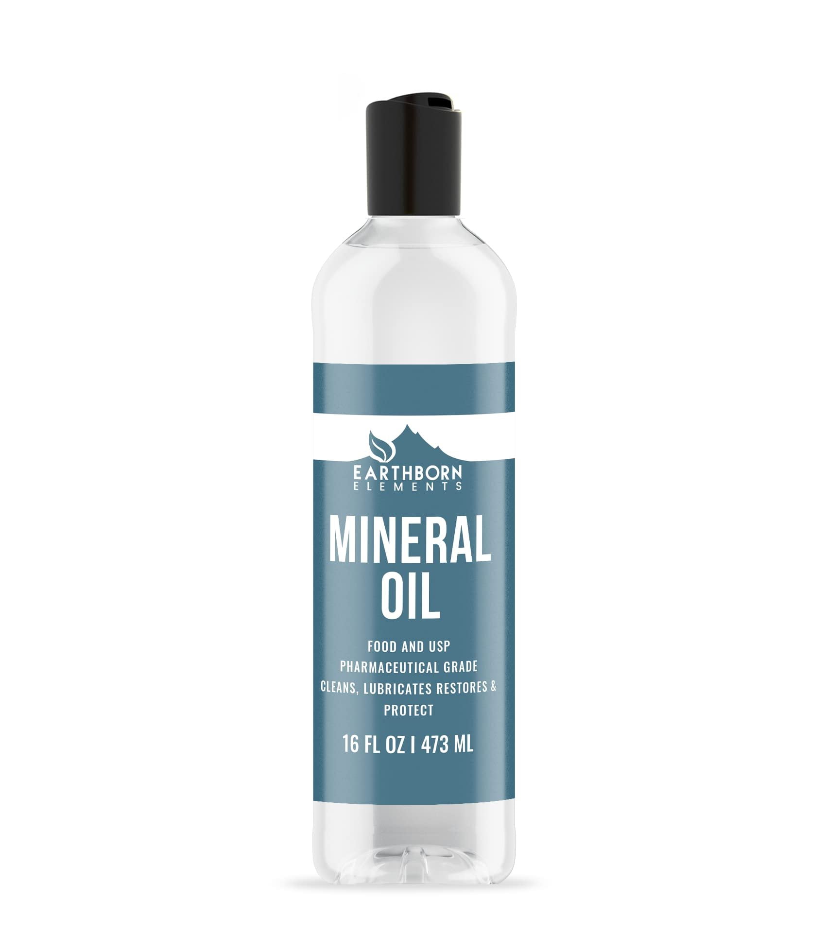 Earthborn Elements Mineral Oil 16 fl oz, Pure & Undiluted, No Additives ...