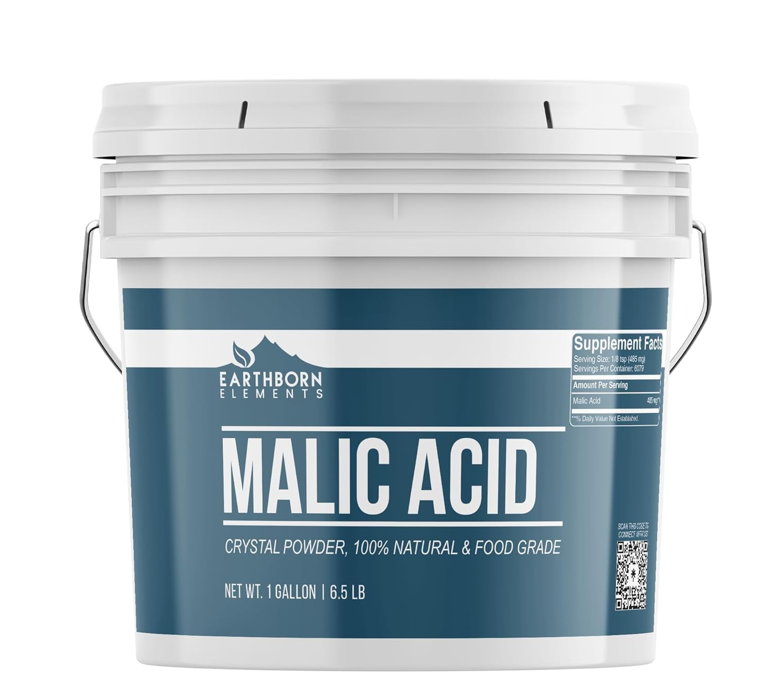 Earthborn ElementsMalic Acid Powder, 1 Gallon Bucket, Used in Food ...