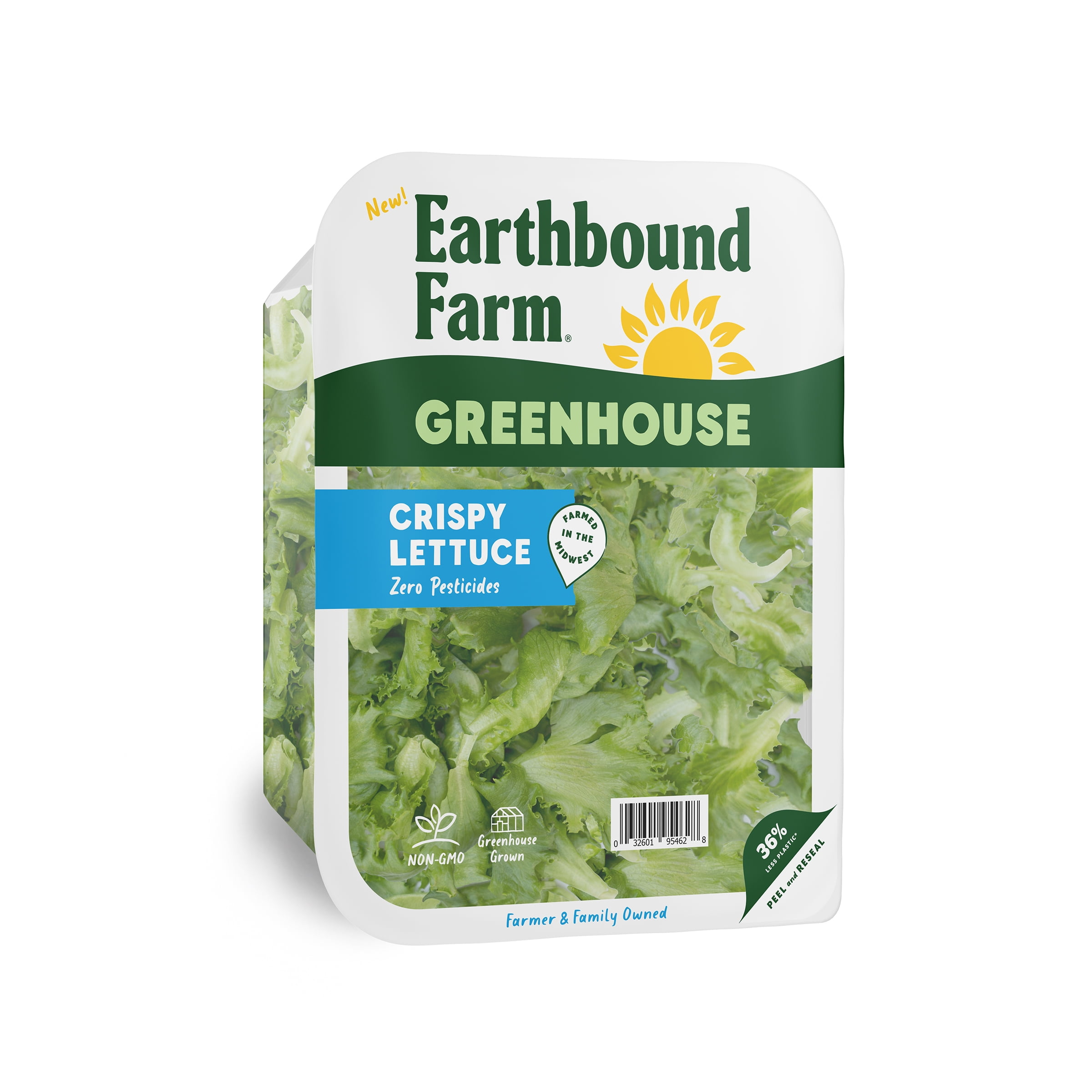 EARTHBOUND FARM Greenhouse Crisp Lettuce 4oz Fresh Green Leaf ...