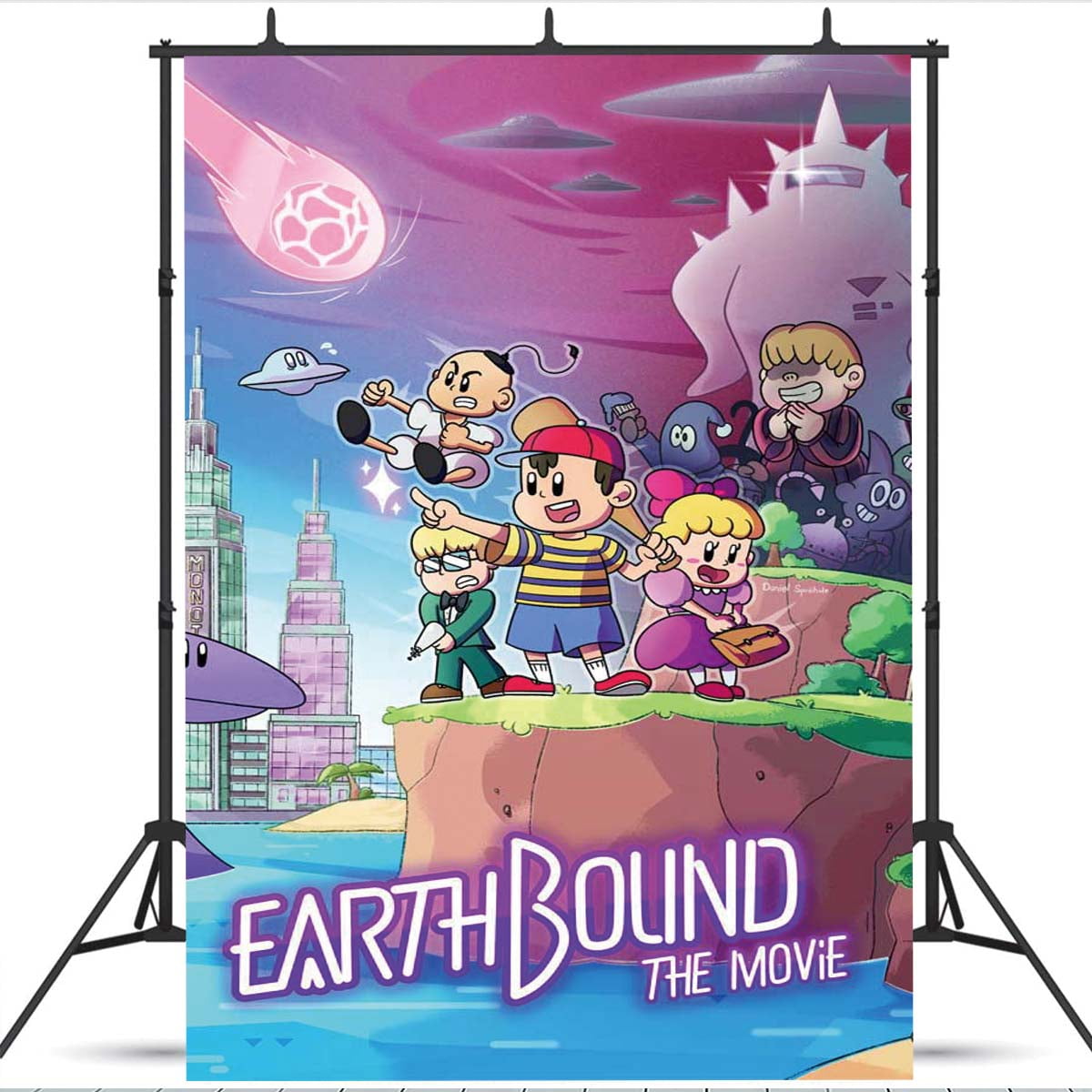 Earthbound Movie school Banner Backdrop Background Taspestry Wall Decor ...