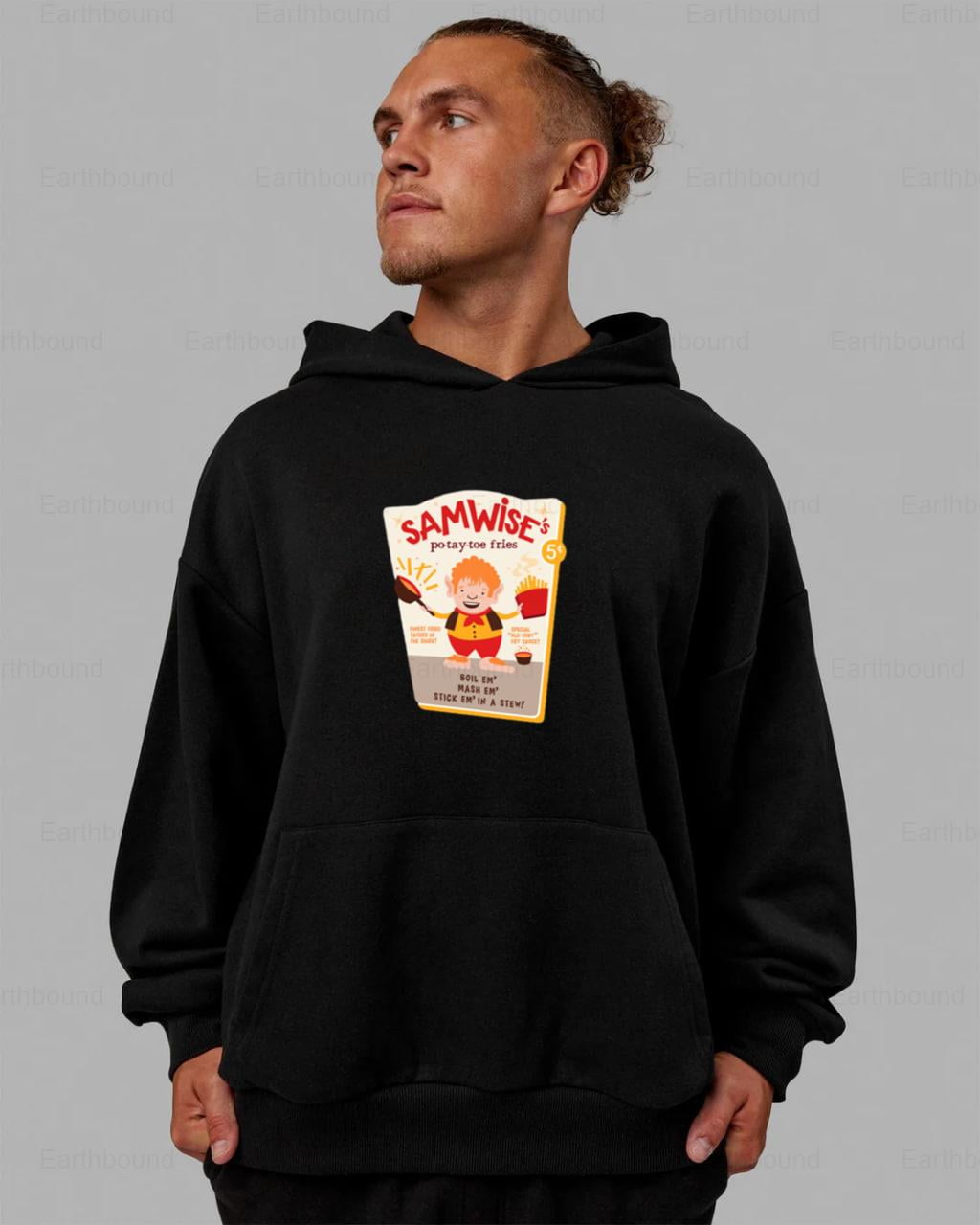 Earthbound66 Samwise Gamgee Po Ta Toes Fries Loyal Hobbit LOTR Fan Tee ...