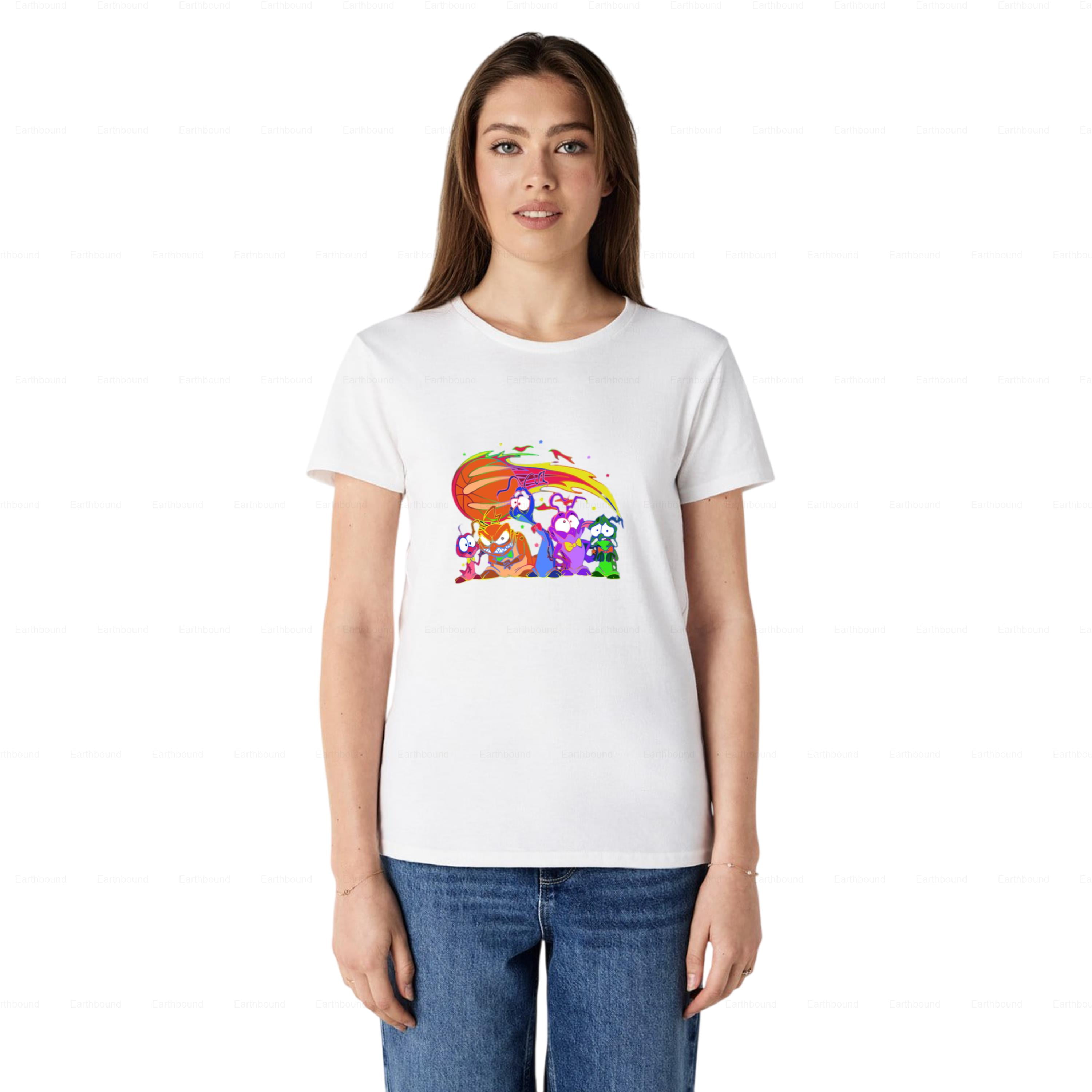 Earthbound66 Space Jam Nerdluck Galaxy Alien Team Monstars Tribute Tee ...