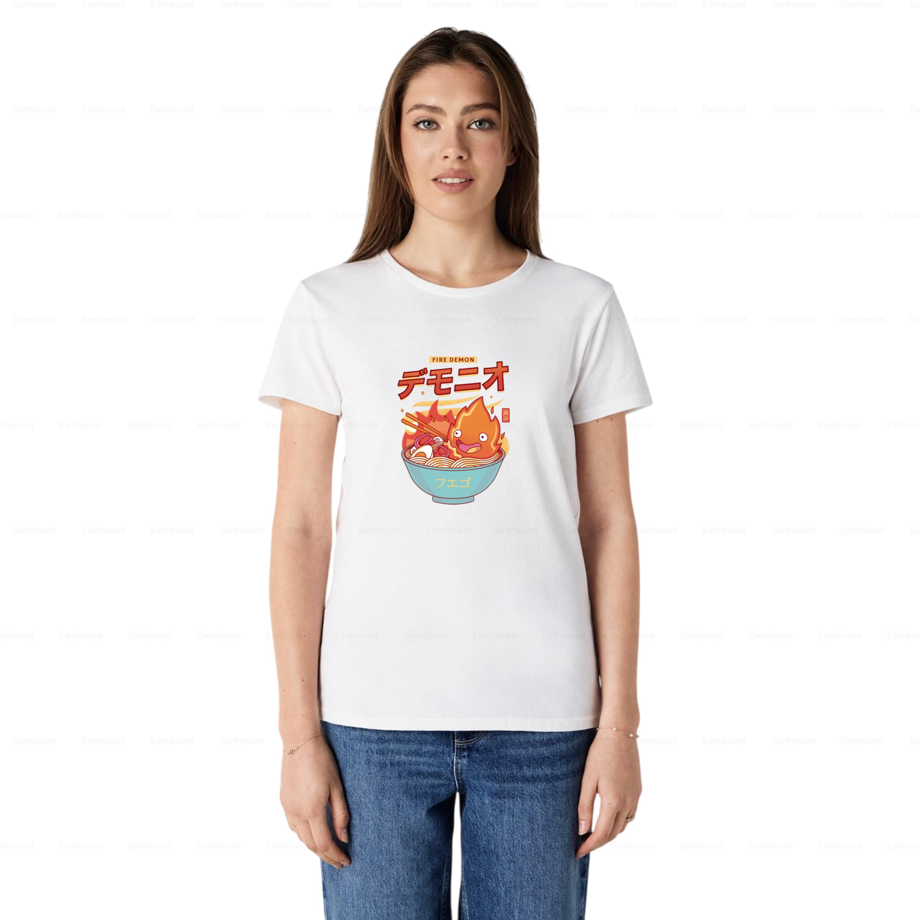 Earthbound66 The Fire Demon Ramen T-shirt with Spicy Chaos and Noodle ...