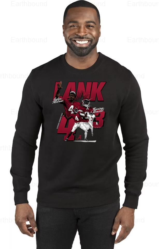Earthbound68 Lank Alabama Jalen Milroe Terrion T shirt with Sports ...