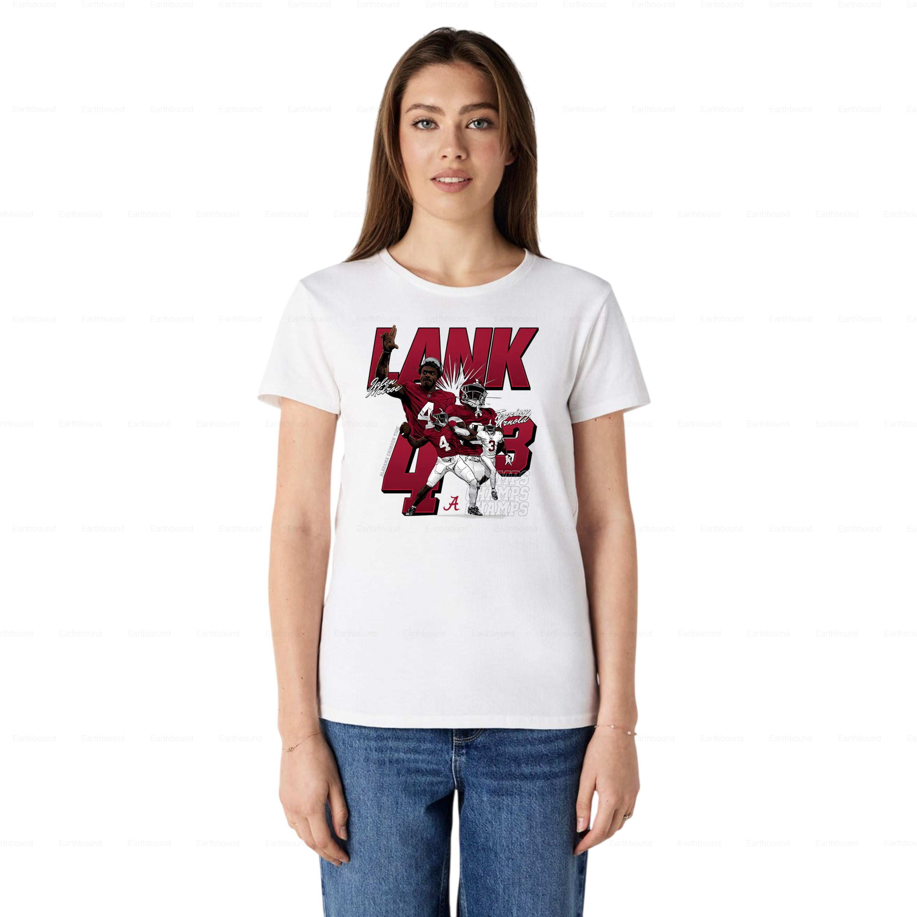 Earthbound68 Lank Alabama Jalen Milroe Terrion T shirt with Sports ...