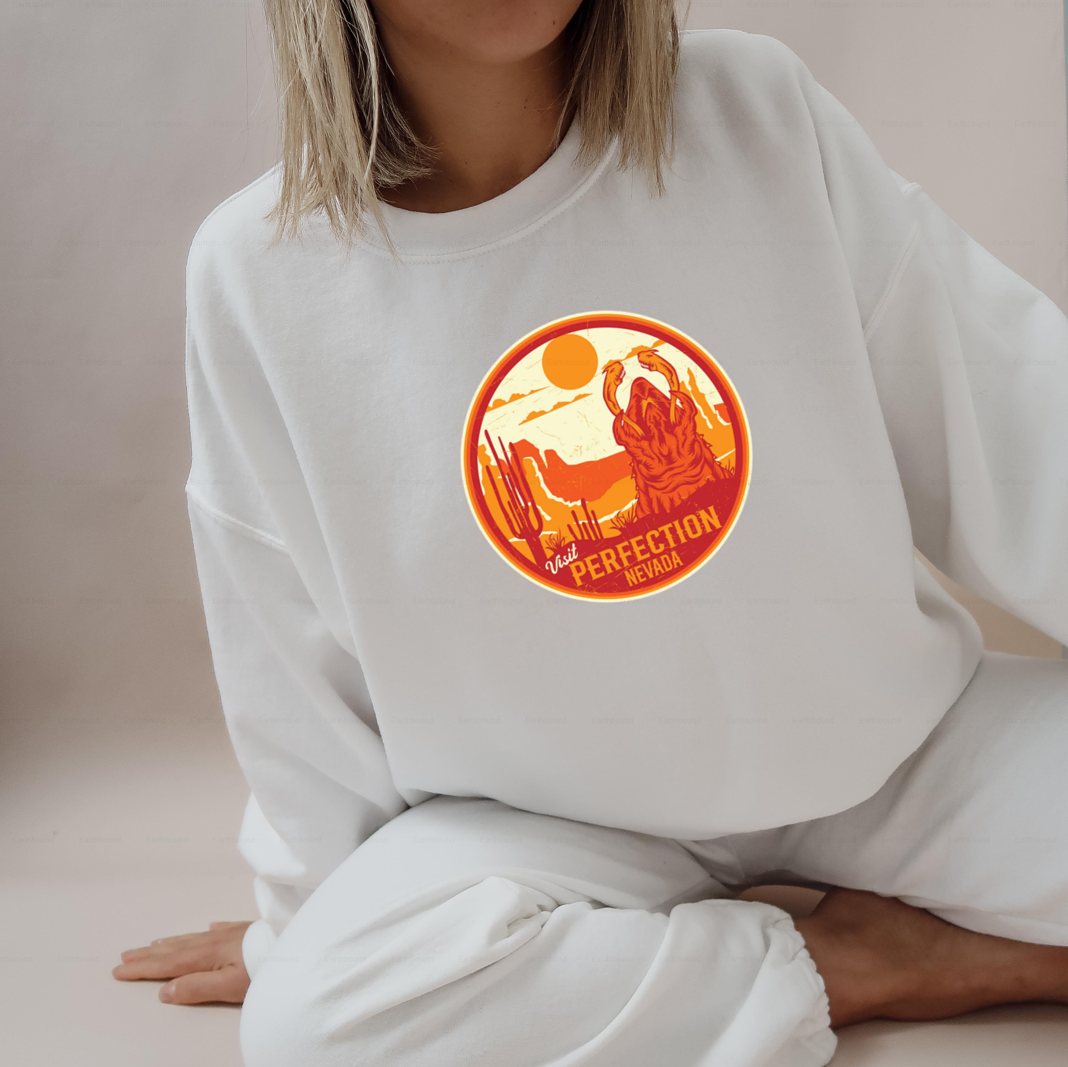 Earthbound69 Visit Perfection T-shirt with Monster Nostalgia and Desert Town, for men & women ...