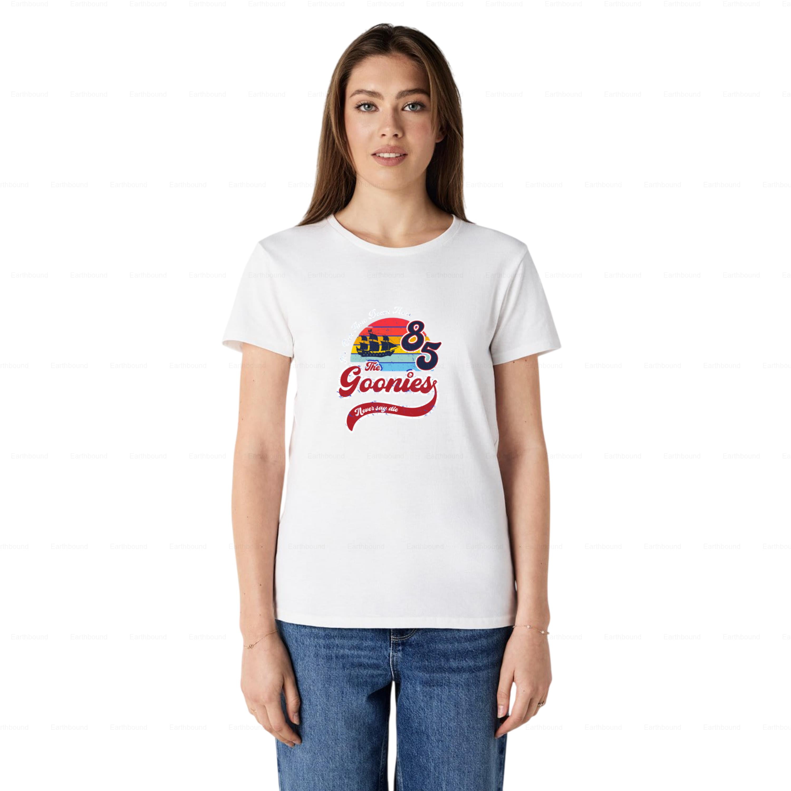 Earthbound86 Goonies Never Say Die Iconic Movie Quote 80s Adventure Tee ...