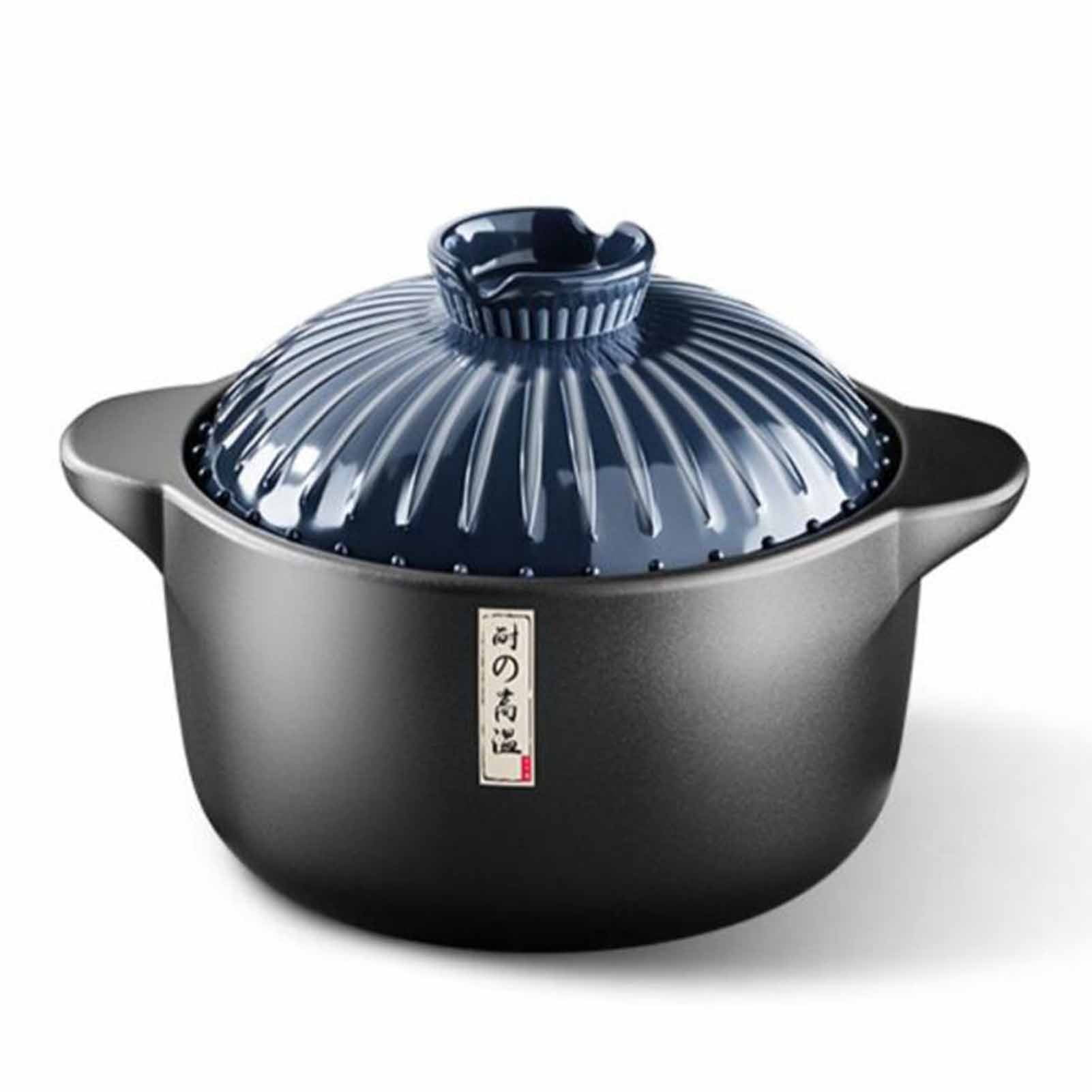 Earthenware Pot Ceramic Casserole Clay Stew Pot Soup Pot Cooking Pot ...