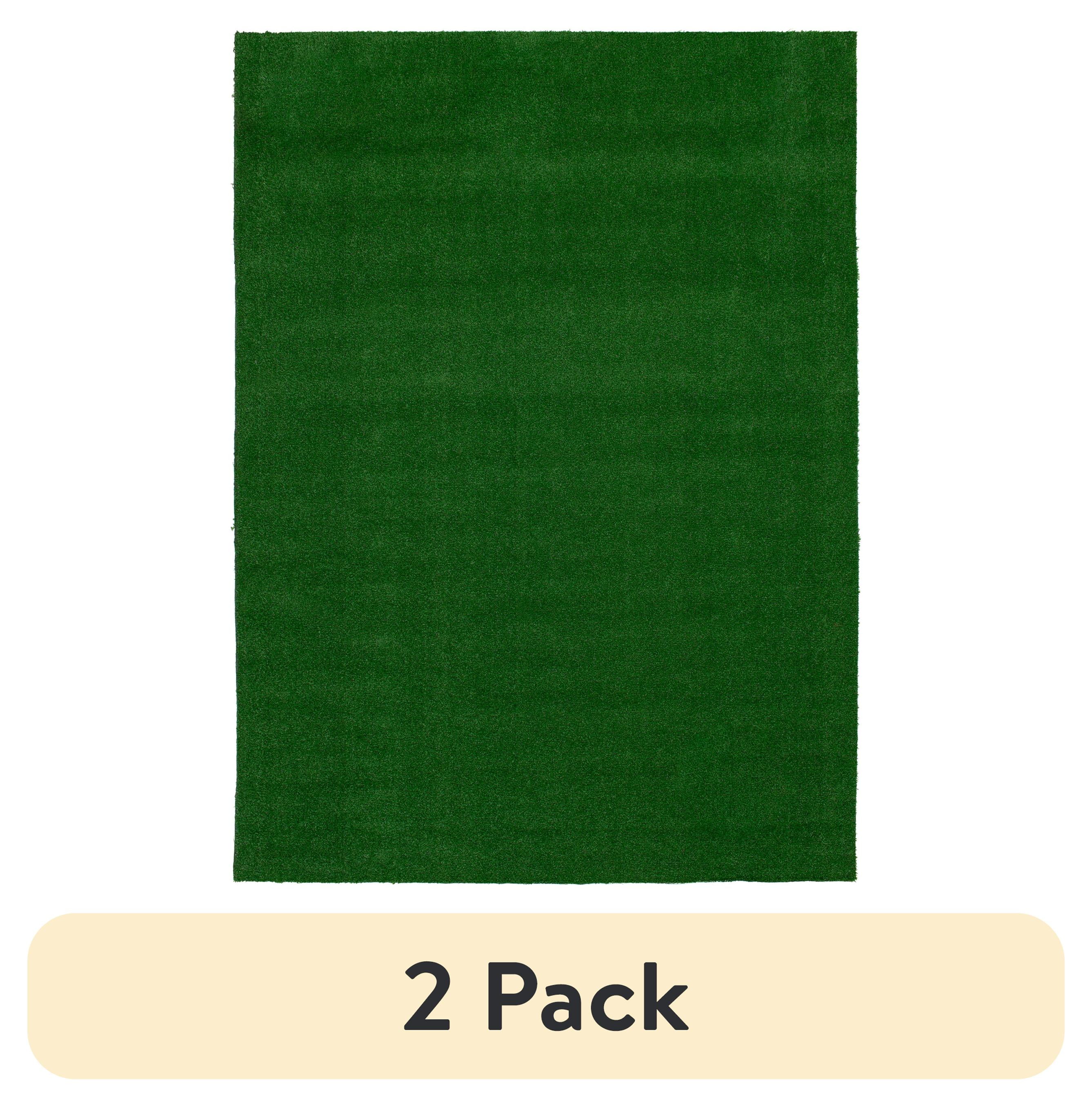 (2 pack) Earthkind 4'4"x6'10"Artificial Turf Basic Faux Grass Outdoor ...