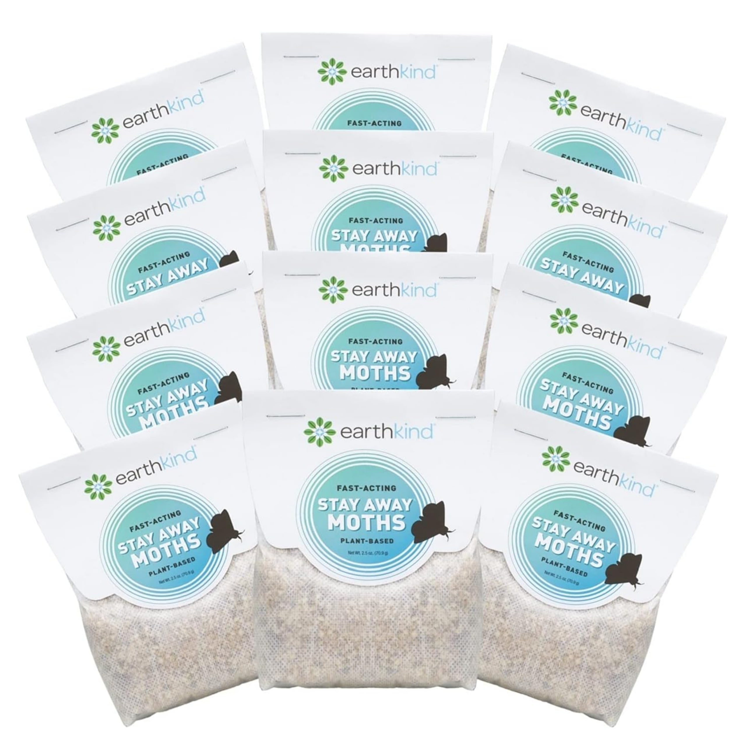 EarthKind Stay Away Moths - 12-Pack Repellent for Closet, Pantry - DIY ...