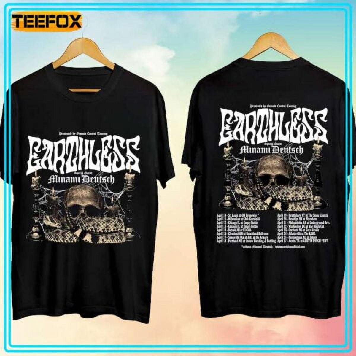 Earthless Tour 2024 with Minami Deutsch T-Shirt - Walmart.com