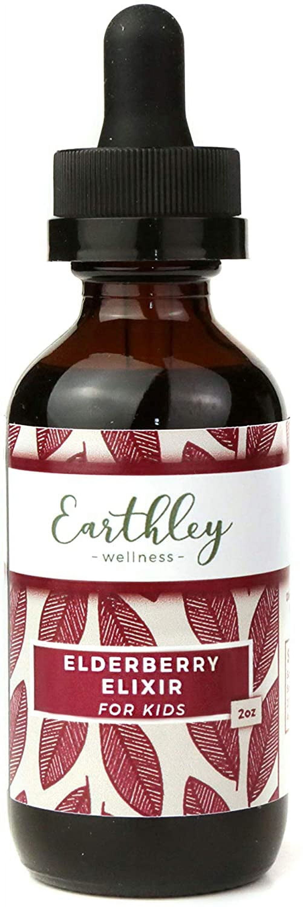 Earthley Elderberry Herbal Extract, Made with 100% Organic Ingredients ...