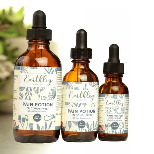 Earthley Wellness Pain Potion 2oz (Alcohol) - Walmart.com