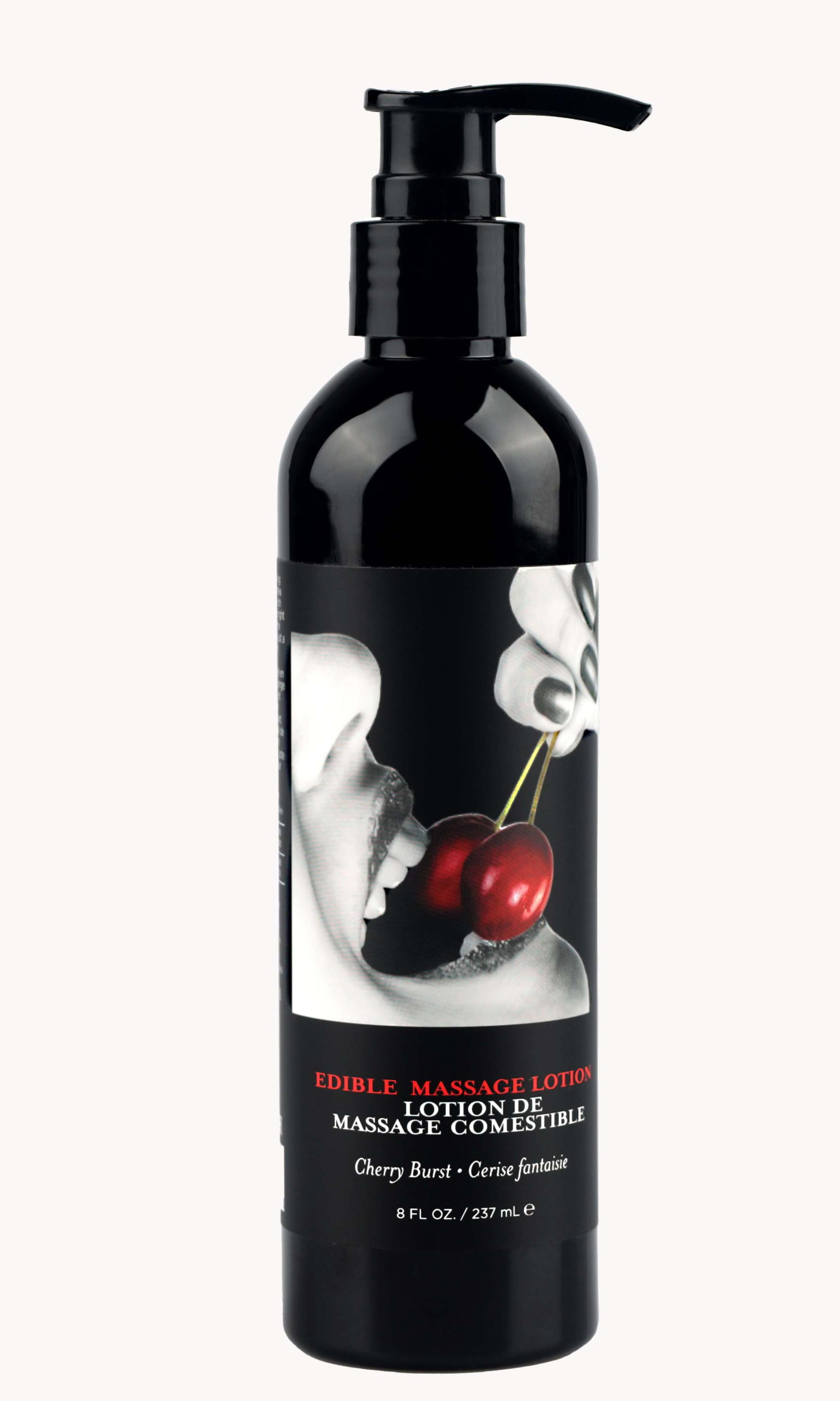 Earthly Body Edible Massage Lotion Cherry 8 oz. - Walmart.com