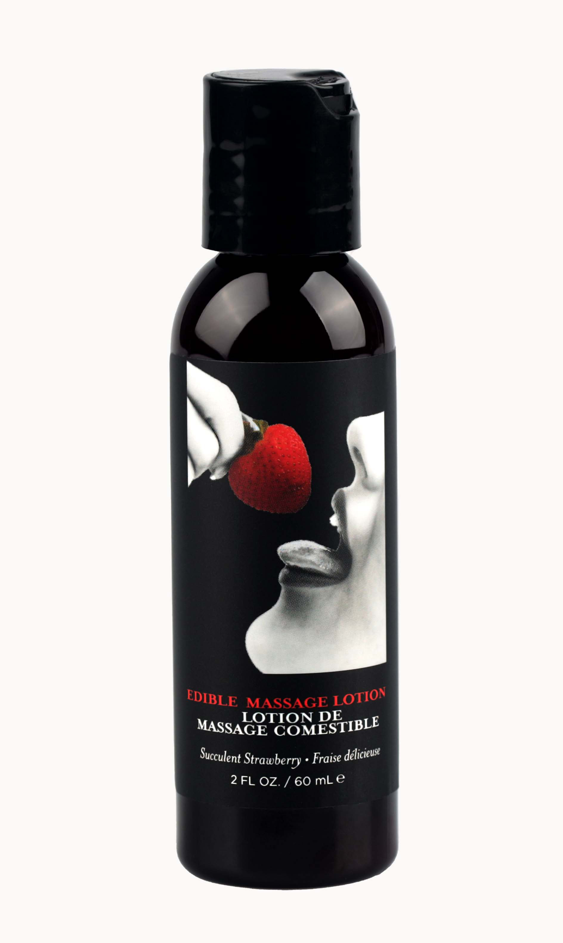 Earthly Body Edible Massage Lotion Strawberry 2 oz. - Walmart.com