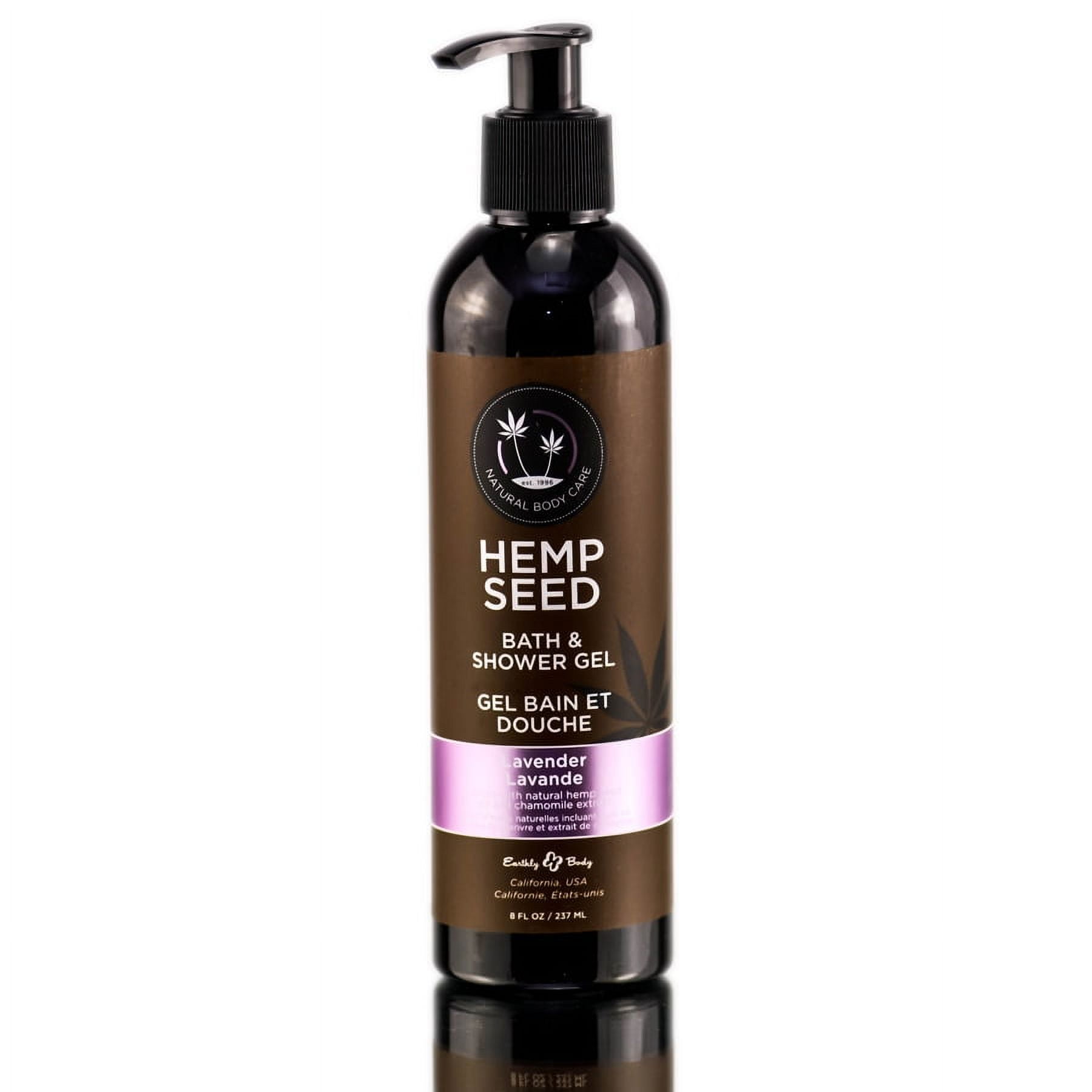 Earthly Body Hemp Seed Bath & Shower Gel ( Lavender - 8oz) - Walmart.com