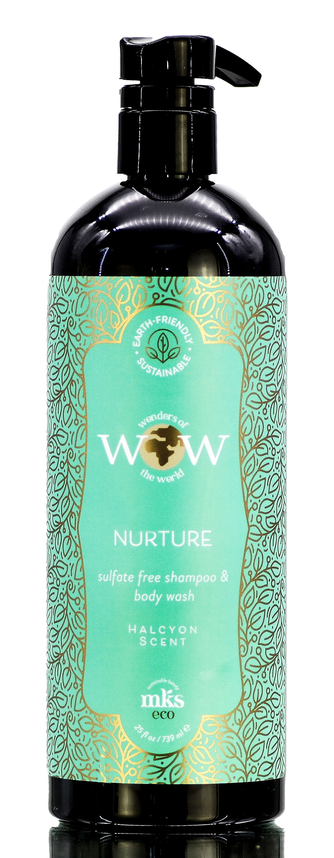 Earthly Body MKS eco WOW Nurture Sulfate Free Shampoo & Body Wash - 25 ...