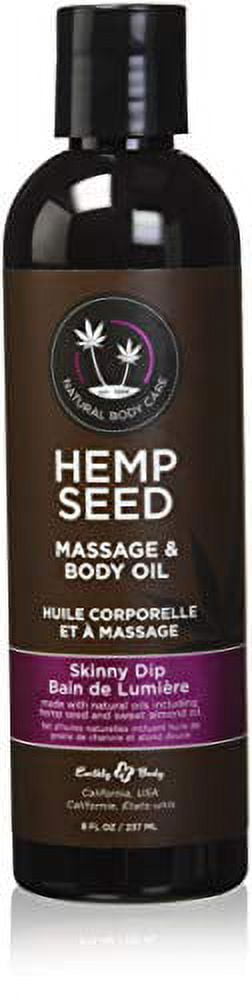 Earthly Body Massage Oil Skinny Dip 8 Ounce