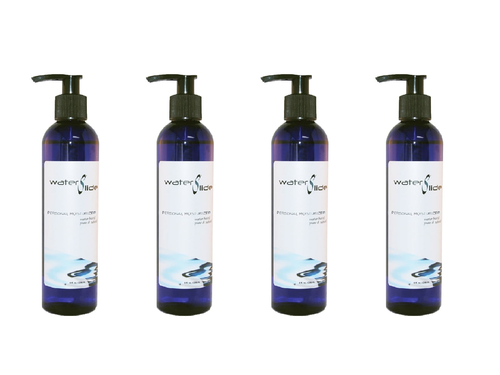 Earthly Body Unisex Personal Lubricant, Water Based, 8oz, 4 Pack ...