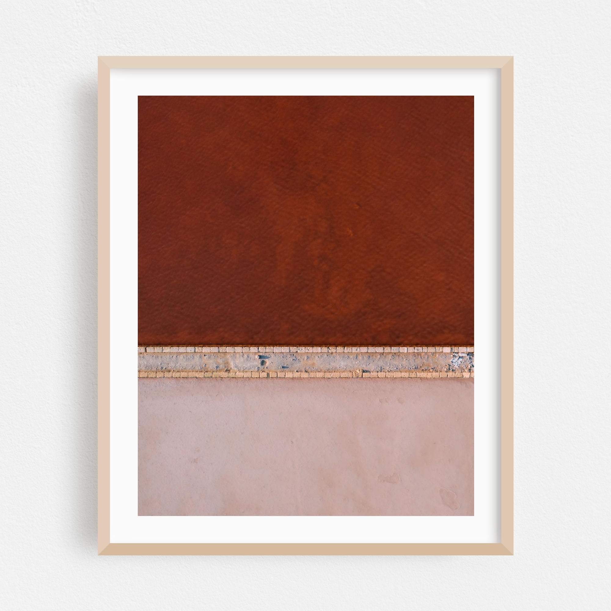 Earthly Divide - Sicily Italy Photography Abstract Minimalist Geometric ...