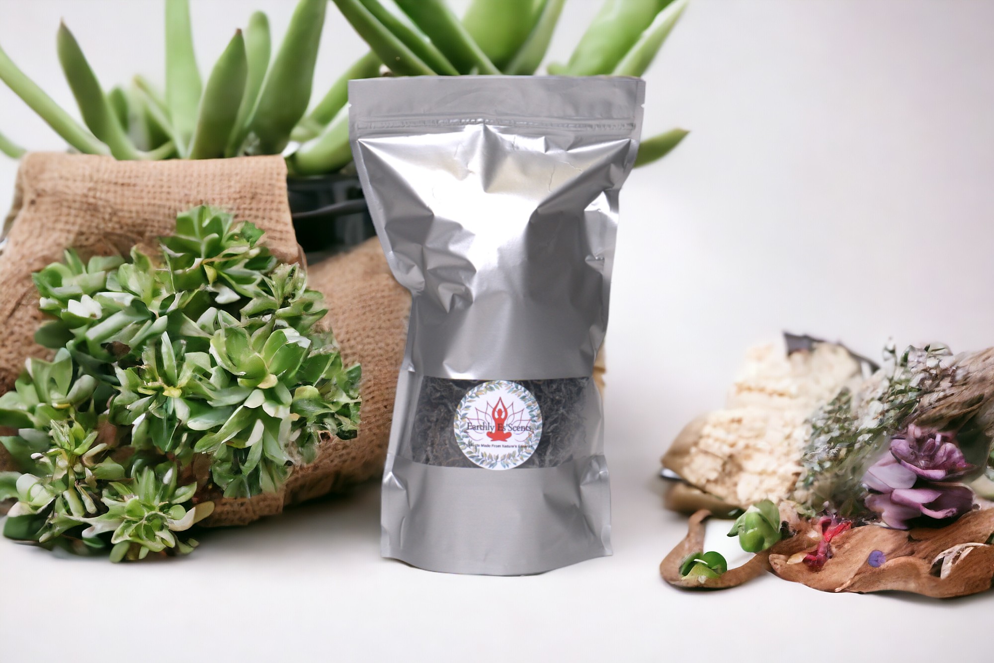 Earthly Es'Scents Organic Green Sea Moss, 1 LB - Walmart.com