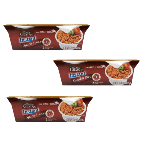 Earthly Grains Instant Spanish Rice Cups, 2 count 8.8 oz 3 Pack ...