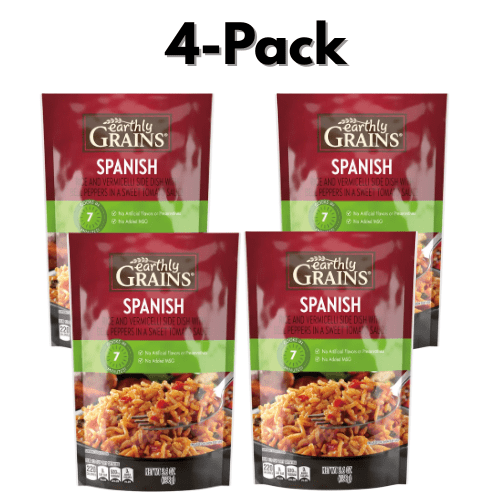 Earthly Grains Spanish Rice & Sauce 4-Pack 5.6 oz - Walmart.com