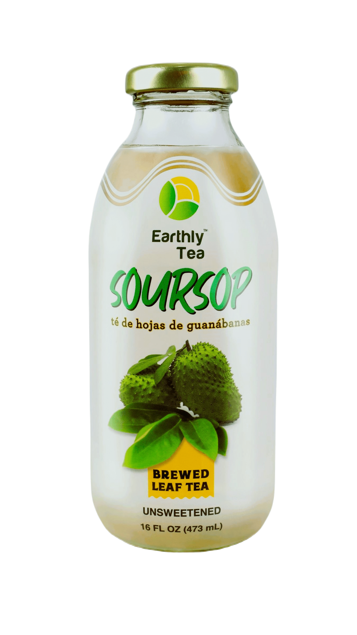 Earthly Tea Soursop Leaf Tea | Brewed | Unsweetened Flavor | (16 fl oz ...