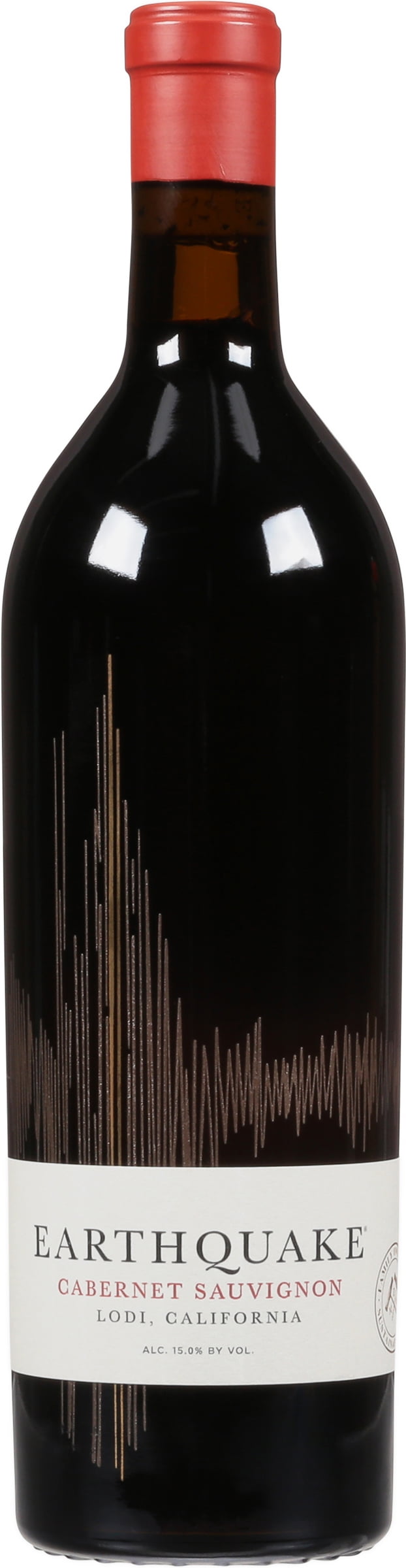Earthquake Cabernet Sauvignon California Red Wine 750 ml Bottle 15% ABV ...