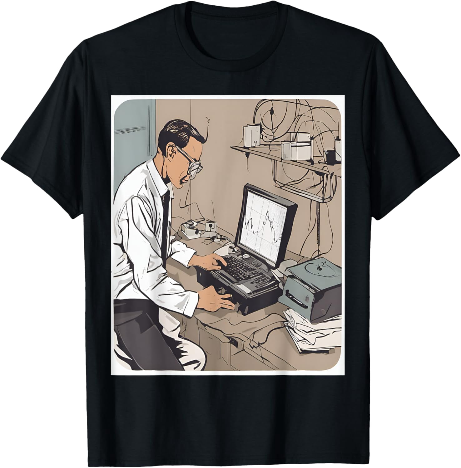 Earthquake Monitoring Seismology Design T-Shirt - Walmart.com