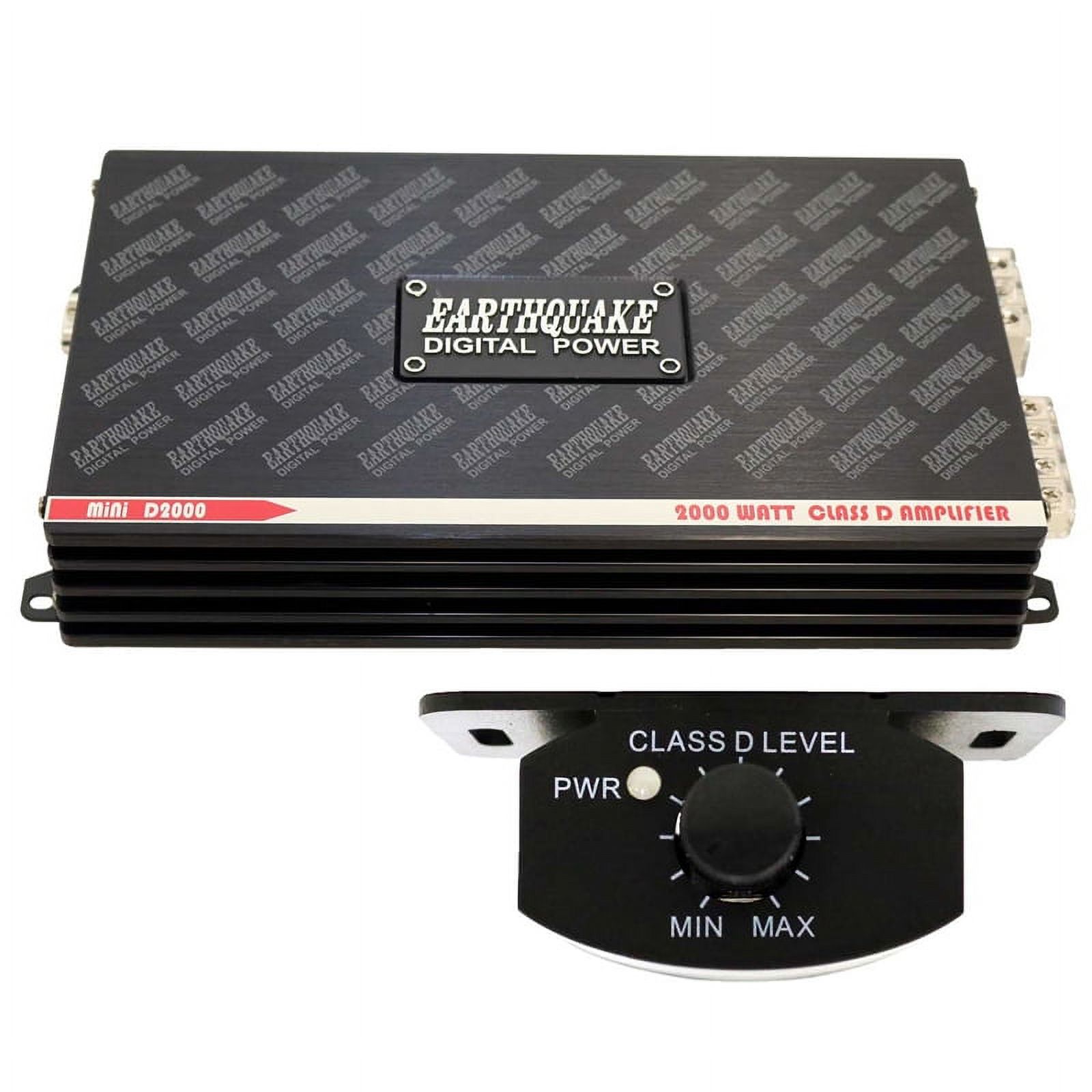 Earthquake Sound Mini D2000 Class D Mono Block 2000 Watt Car Amplifier ...