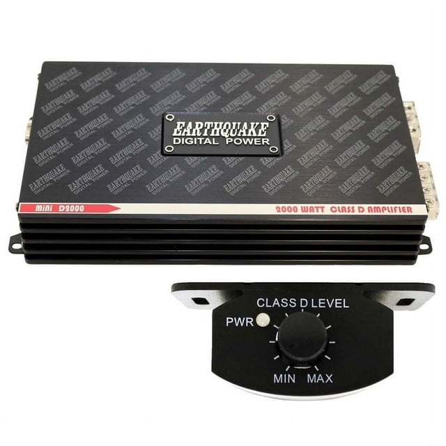 Earthquake Sound Mini D2000 Class D Mono Block 2000 Watt Car Amplifier ...