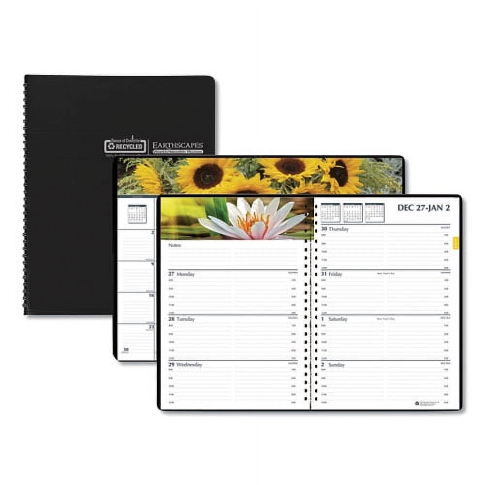 Earthscapes Recycled Weekly/Monthly Planner, Gardens of the World ...