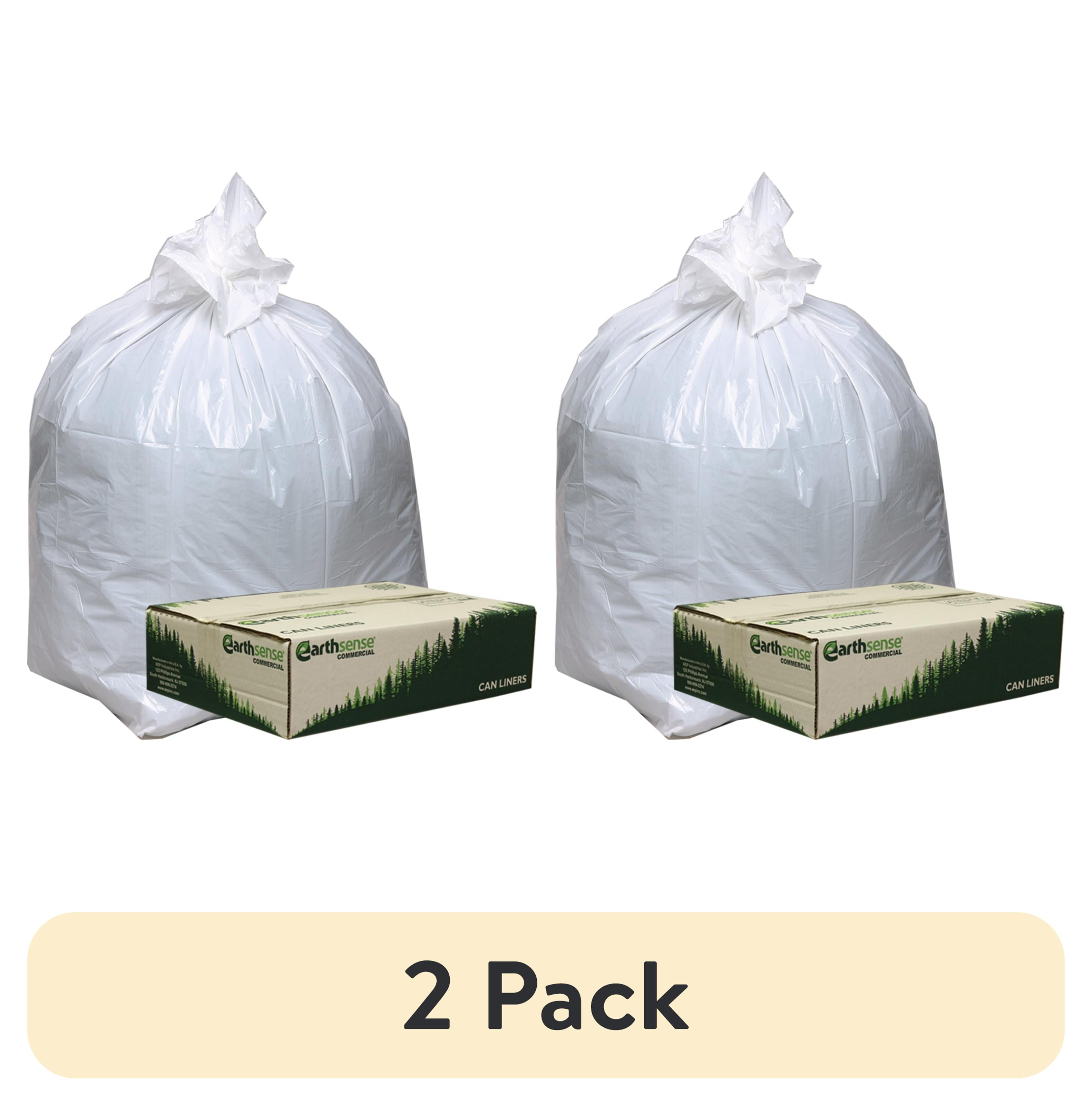 (2 pack) Earthsense Commercial Recycled Tall Kitchen Bags, 13-16 Gallon ...