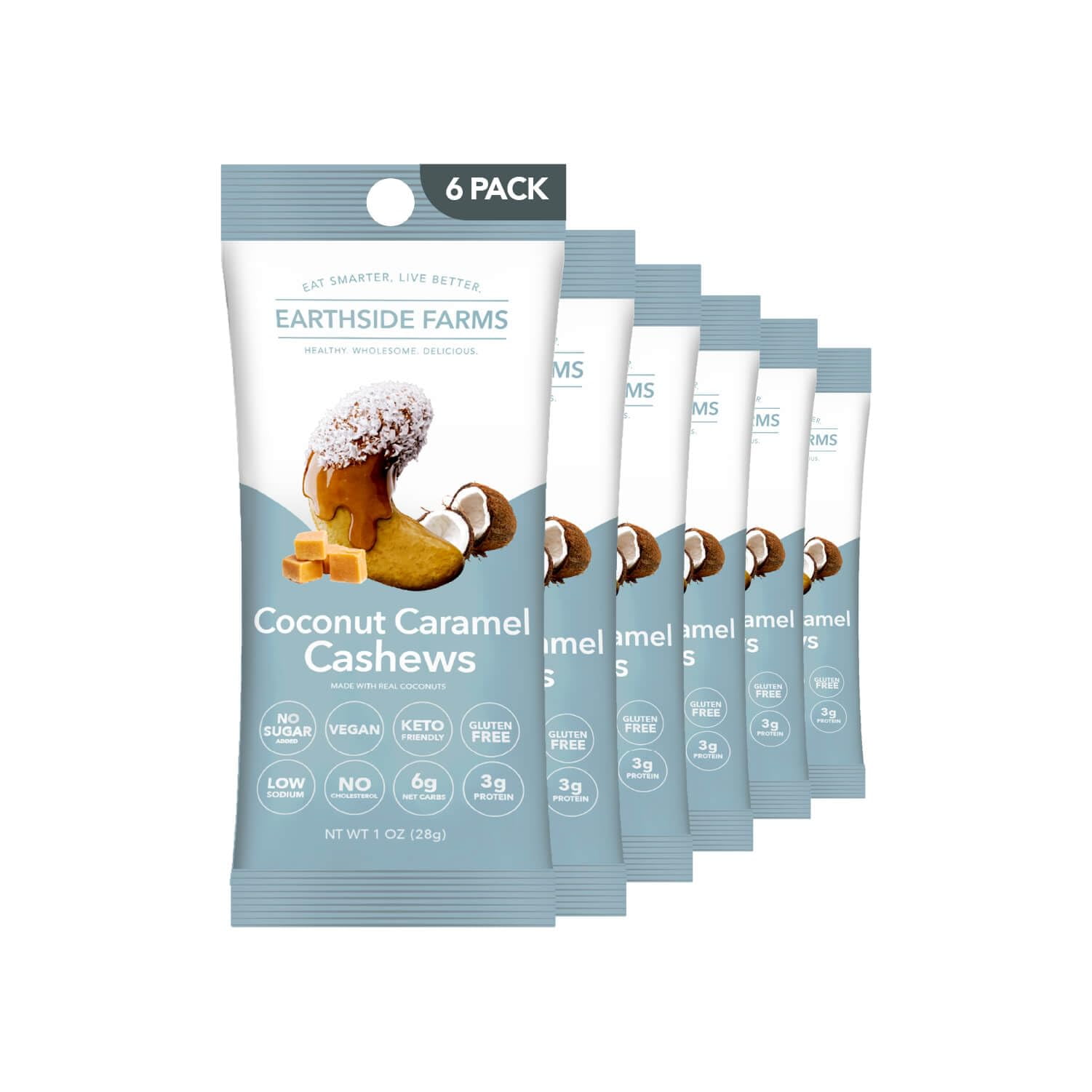 Earthside Farms Cashews, A SSF20 Keto Friendly, Low Carb, Low Sugar ...