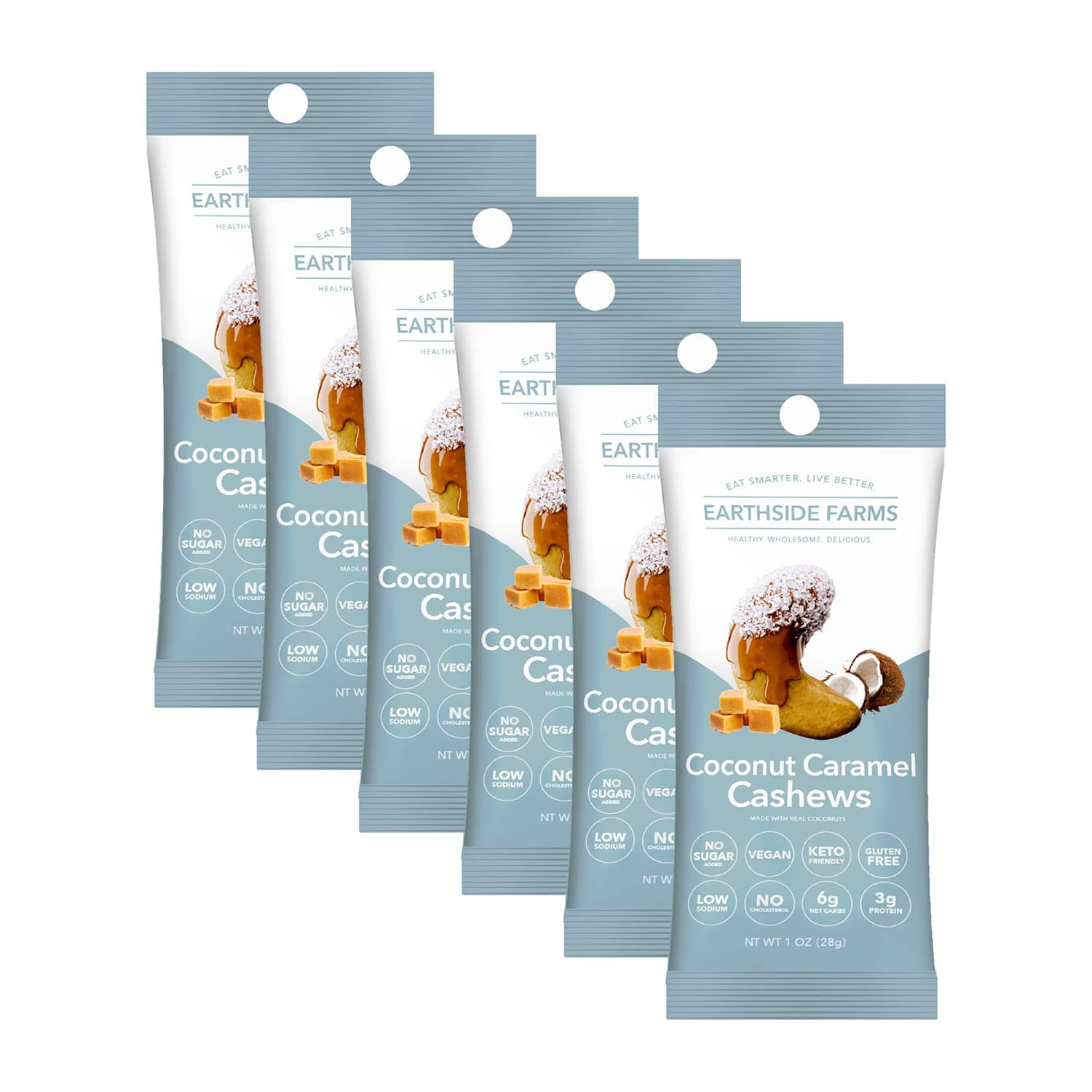 Earthside Farms Cashews, A YYF14 Keto Friendly, Low Carb, Low Sugar ...