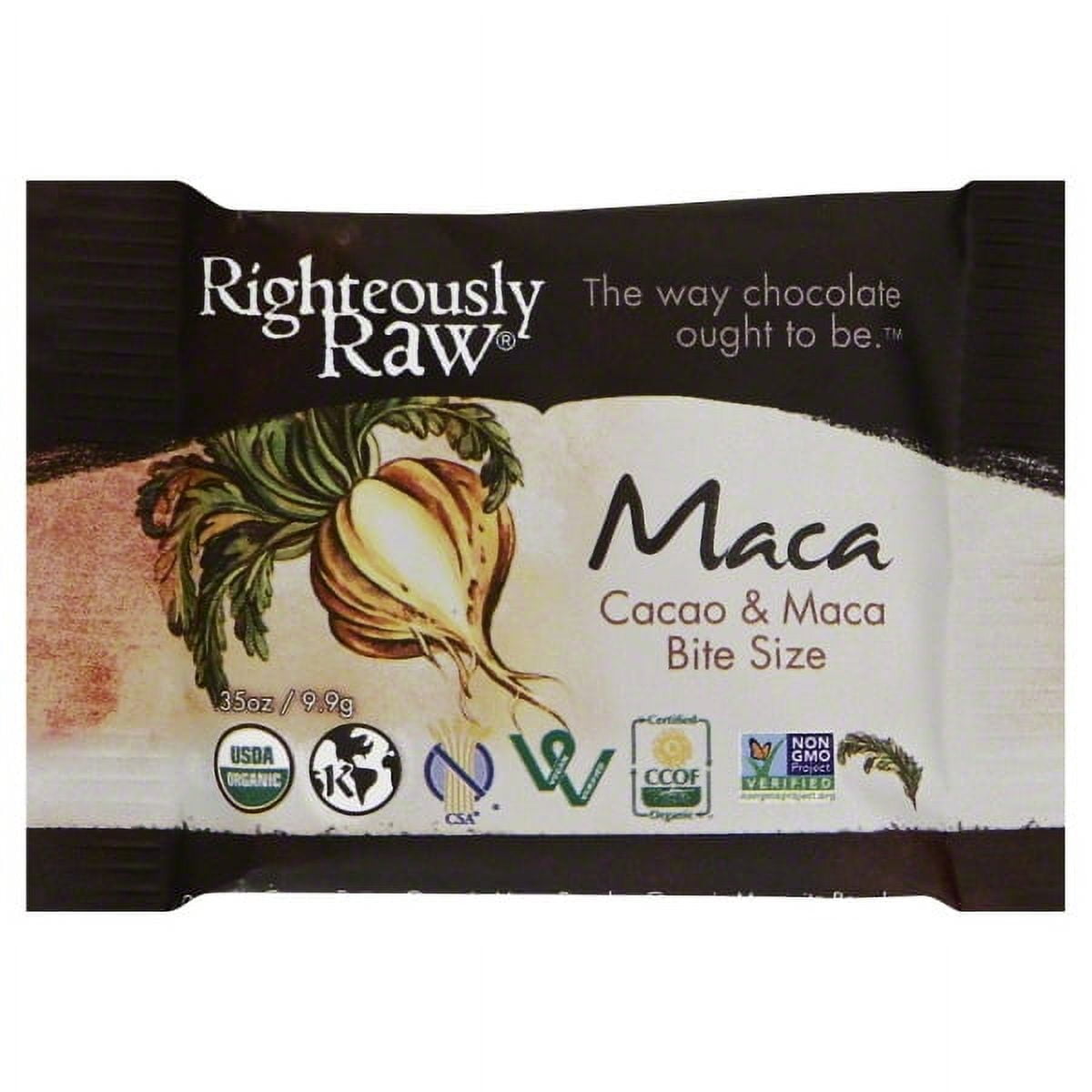 Earthsource Organics Righteously Raw Chocolate, 0.35 oz - Walmart.com